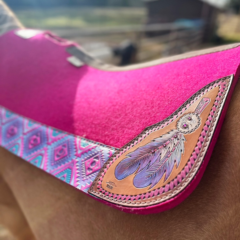 The Aztec Plumas - Limited Edition 5 Star Pad | 5 Star Equine