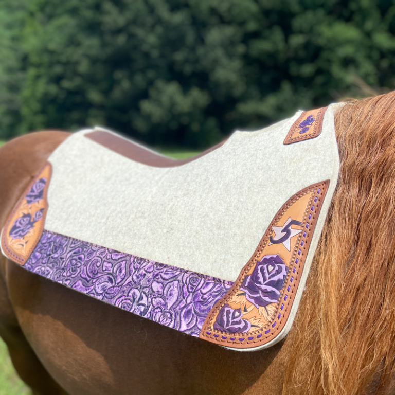 The Vintage Purple Rose - Limited Edition 5 Star Pad | 5 Star Equine